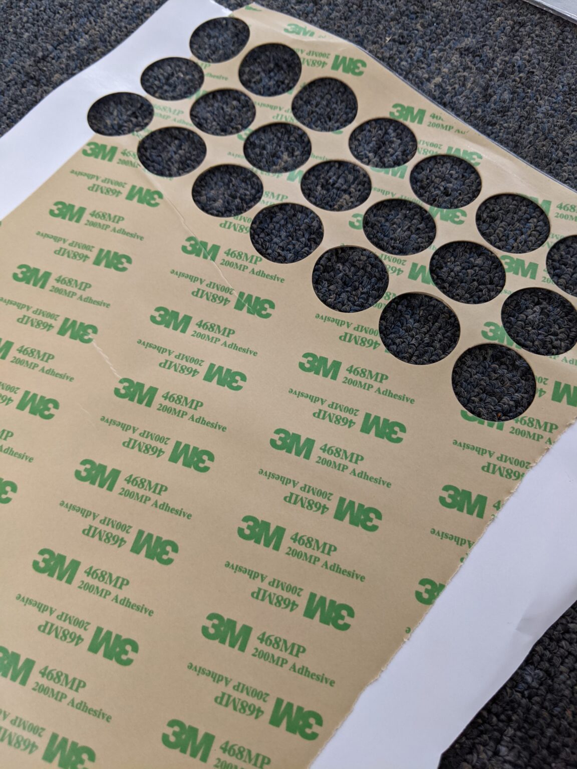 3M® 468MP Tape Roll – 24″ Wide Roll – By the Foot – CustomCutTape.com